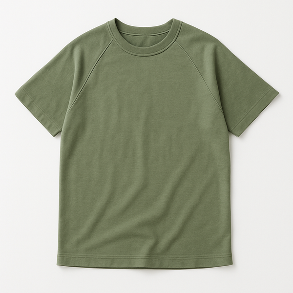"OLIVE GREEN" - Raglan T-shirt – Barekind